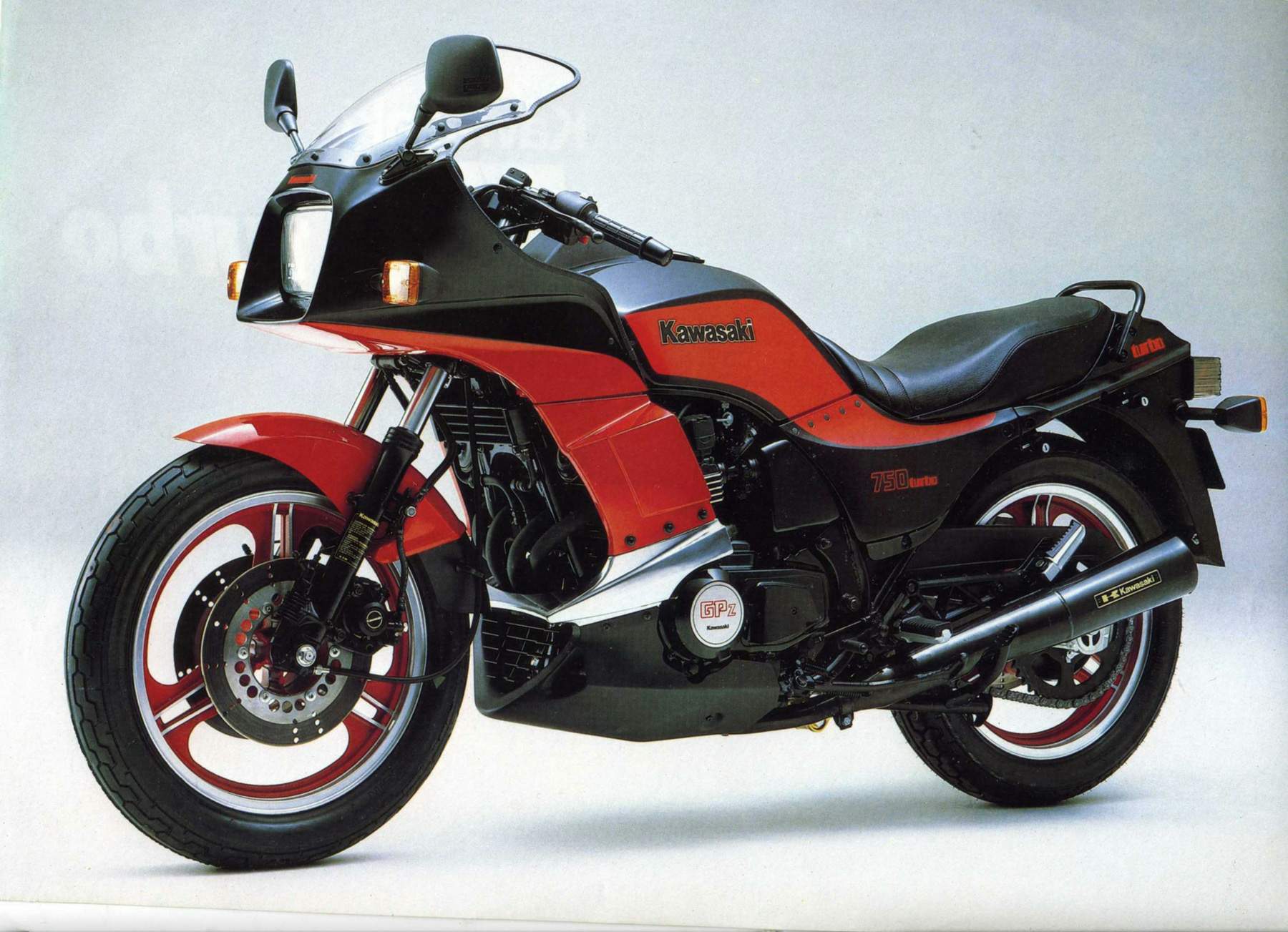 Kawasaki GPz 750 Turbo ZX750 E1 1983 85 Technical Specifications
